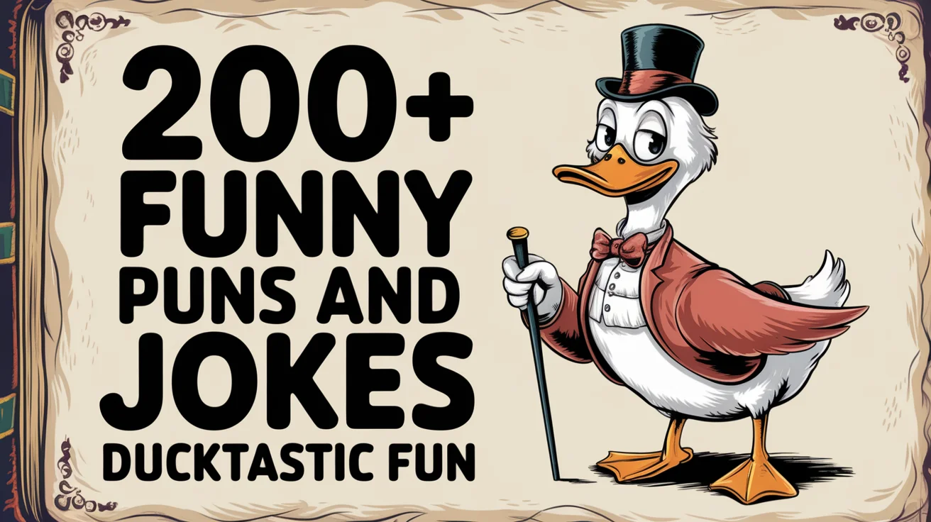 200+ Funny Duck Puns and Jokes: Ducktastic Fun
